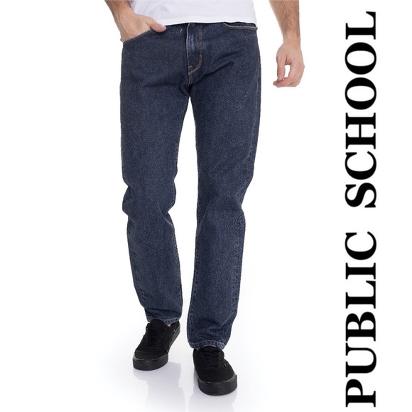 Public School | Jeans | Public School Regular Cropped Tapered Denim ...